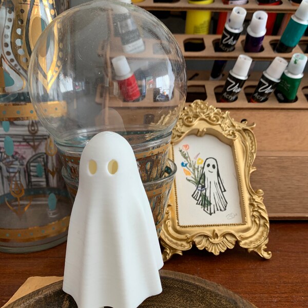 3D Printed Ghost Set - Crochet Look - Perfect for Halloween Decor - Etsy