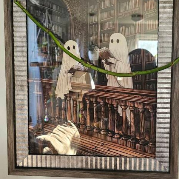 Cottagecore Halloween Witch Landscape Spooky Witch Print,halloween Wall ...