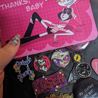 Acrylic Pin Badge Hello I'm a LOSER - Etsy
