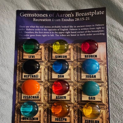 Aaron's Breastplate Real Stones Separate - Etsy