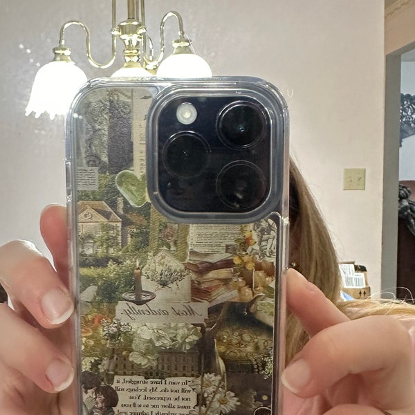 Cottagecore Aesthetic Phone Case - Scrapbook Artwork Fit for Iphone ...