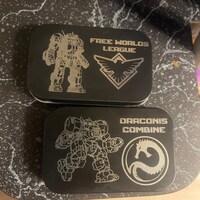 Battletech Movement Dice With Collector Tin ... Track Modifiers ...
