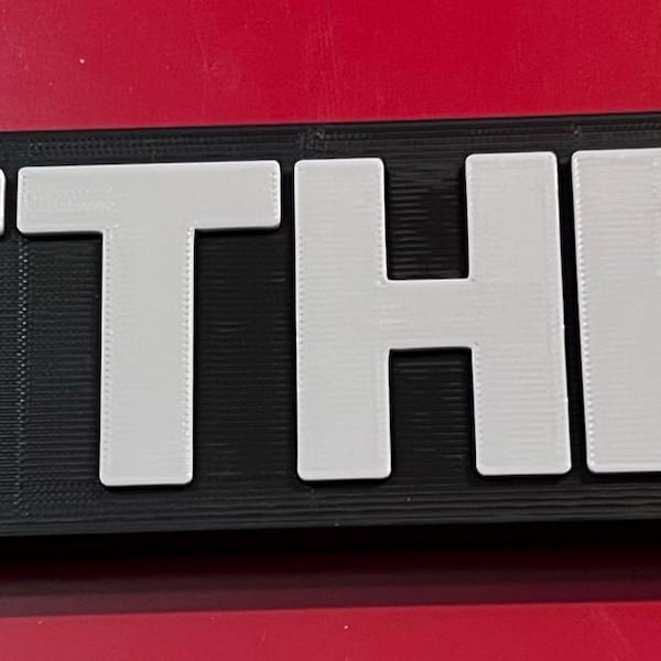 3D Printed Streaming Custom Nameplate - Etsy