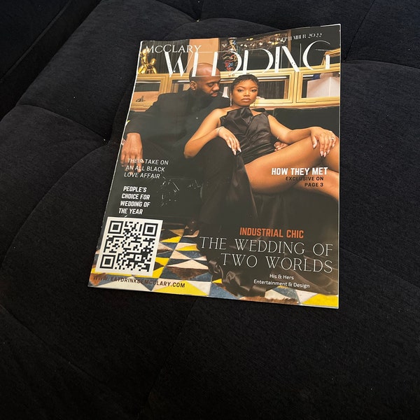 Wedding Magazine Invite- Instant Download. Use Canva to Edit 8 Page ...