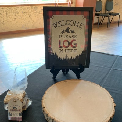 Lumberjack Sign in Sign, Please LOG in Here Sign, Please Sign Guestbook ...