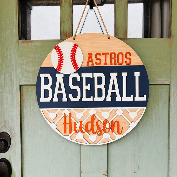 Home Base Baseball Softball Sign, Digital Download, Round Door Hanger ...