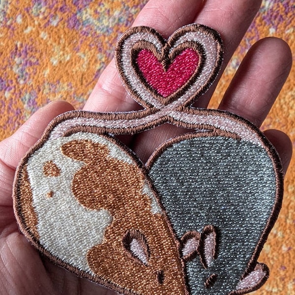 Smiling Friends Charlie and Pim Mini Iron-on Embroidery Patches - Etsy