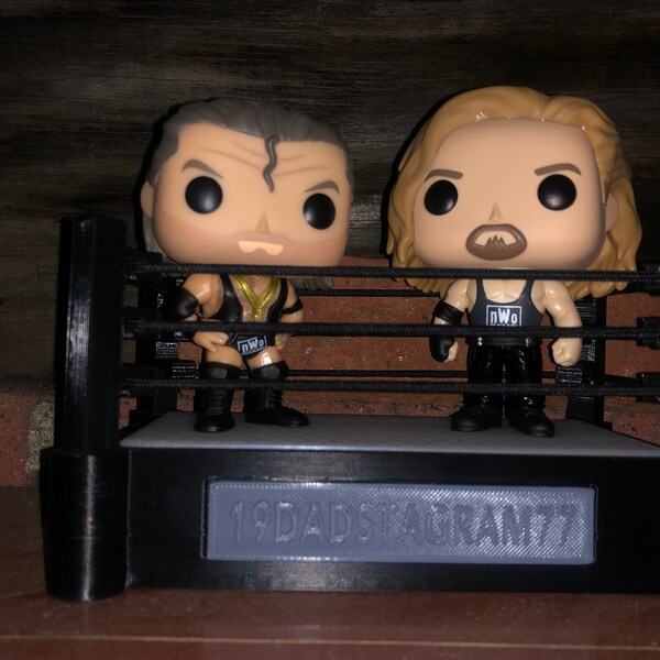 Funko Pop WWE AEW NJPW Wrestling Tag Team Ring Custom Made 3D Print ...
