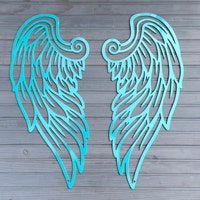 Angel Wings SVG/DXF Bad Dog Metalworks Digital Download Laser CNC ...