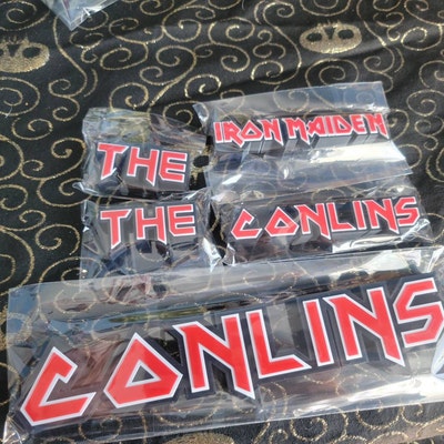 Custom Name Iron Maiden Font 3D Print - Etsy