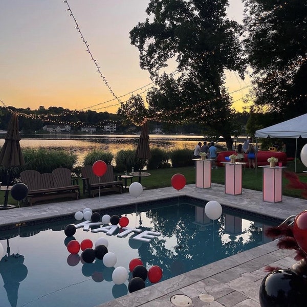 1" Thick Floating Foam Pool Letters and Numbers | Customizable Large ...