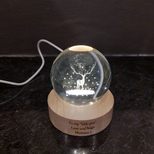 Custom Moon Night Light, Personalized Lunar Memorial Gift the Night We ...