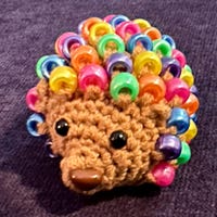Beaded Fidget Hedgehog Crochet Pattern | Crochet Fidget Toy | Fidget ...