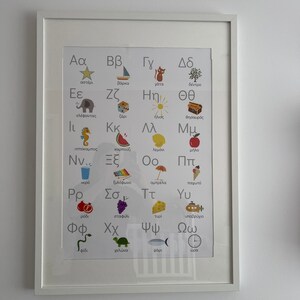 Greek Alphabet Flash Cards - Etsy Australia