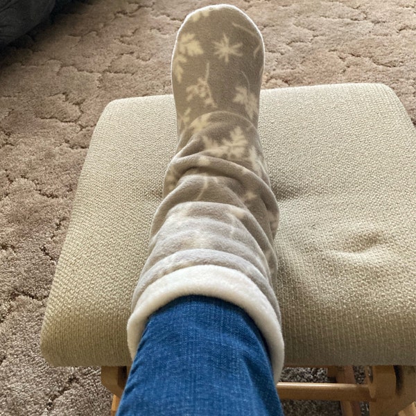 Womens Slippers, Moccasin Socks, Sock Boots, Knee High Booties ...