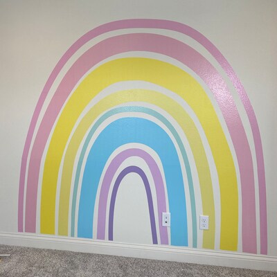 Watercolor Flower Greenery Wall Decals Nature Sticker Boho - Etsy