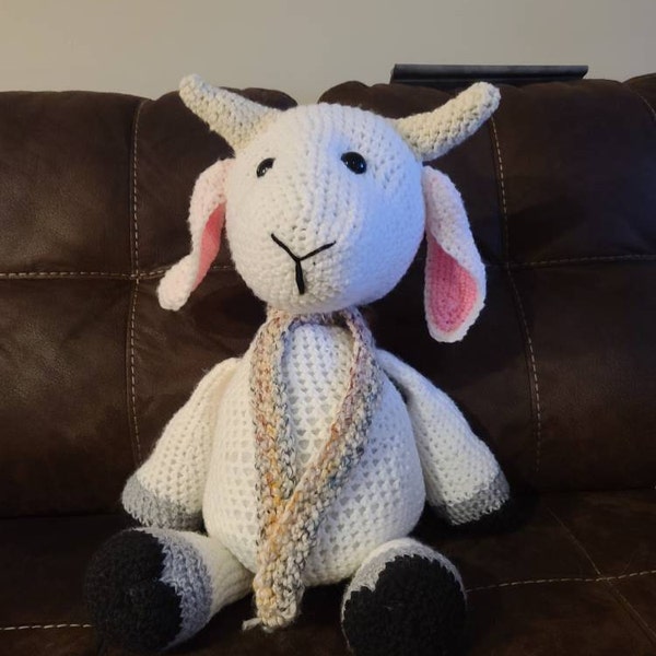 Goat Crochet Pattern, Crochet Goat, Amigurumi, Goat Pattern, Goat Plush ...