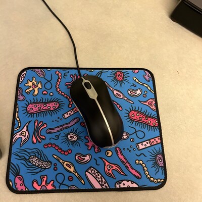 Chemistry Floral Beakers Mouse Pad, Laboratory Science Medical Lab ...