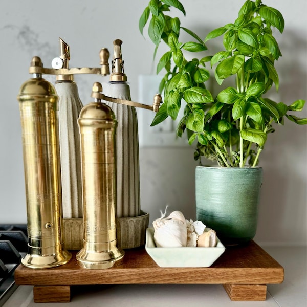 Wooden Riser Black Rustic Wood Decor Bathroom Vanity Kitchen Pedestal ...