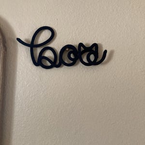 Boo Knitted Wire Sign, Pastel Halloween Decor, Pink Halloween Wall ...