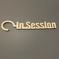 In Session Door Hanger Sign - Hard Maple or Walnut Wood, Sign - Etsy Canada