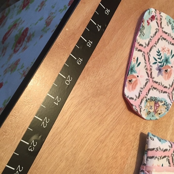 Black Sticky 40 Inch Ruler Self Adhesive Sticker for Fishing Fish Boat ...