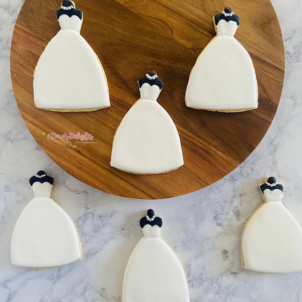 Wedding Dress #4 Bridesmaid Quinceanera Prom Formal Cookie Cutter or ...