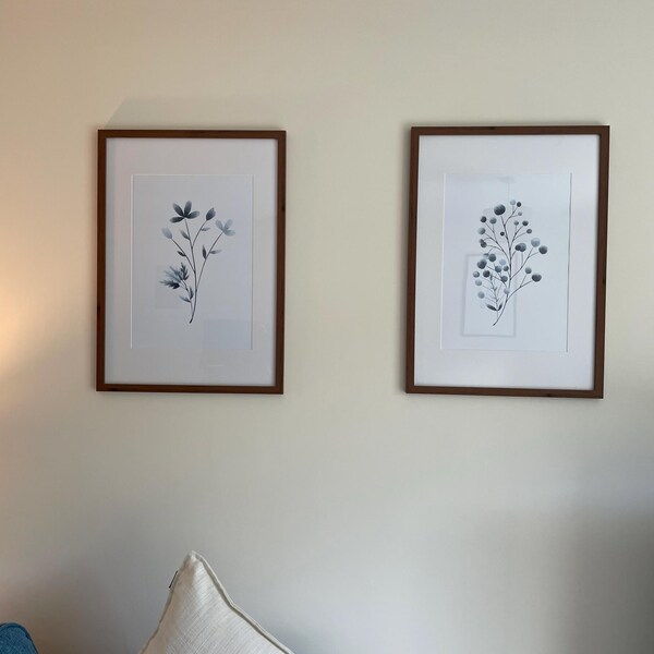 Aura Posters, Aura Prints, SET OF 3 UNFRAMED Gradient Wall Art ...