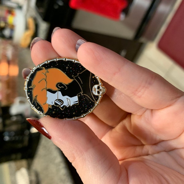 The Locked Tomb Gideon and Harrow Pins - Ninth House Enamel Pins - Etsy