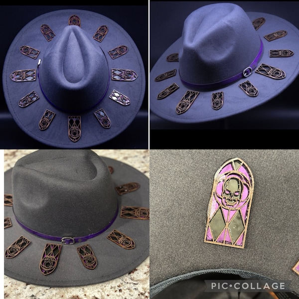 CUSTOMIZE Stained Glass Window Hat - I Knew Him Well - Grisly Chapeau ...