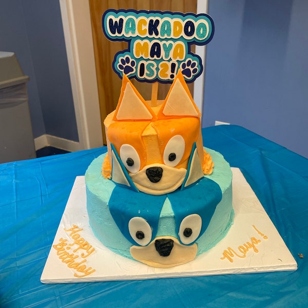 Wackadoo Cake Topper - Etsy