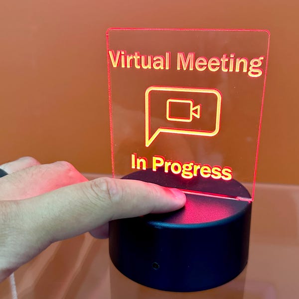 Do Not Disturb Remote Controlled LED Light, Night Light, Office Light ...