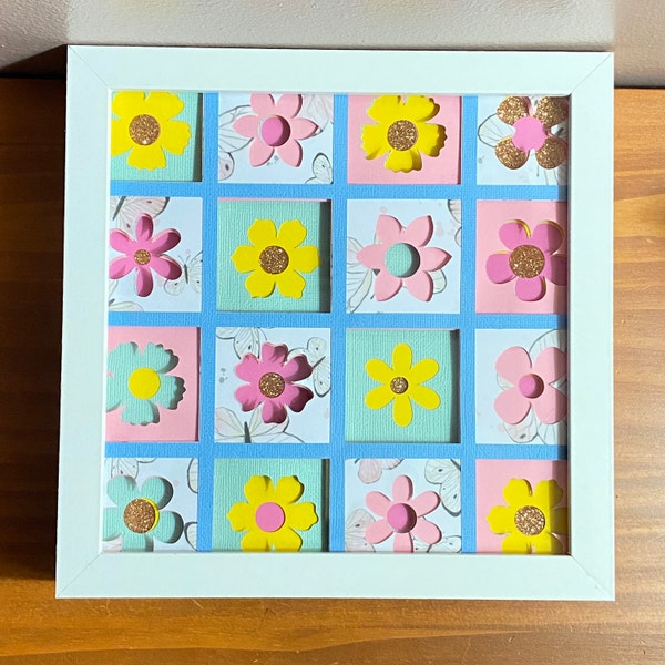3D Spring Flowers Shadow Box, Floral Svg, 3D Mandala, Vintage Shadow ...