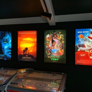 2-PACK Custom LED Light Box Poster Frames Glowbox LLC - Etsy