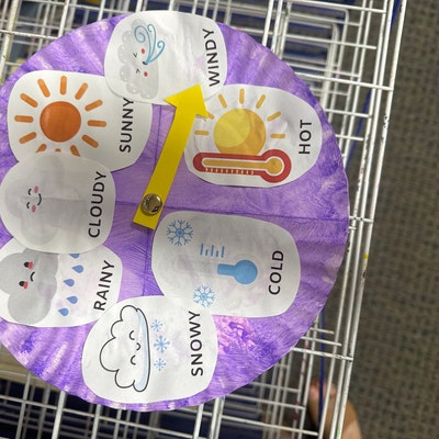 12 Weather Cards Montessori Flashcards Pre-school Cards Rainbow ...