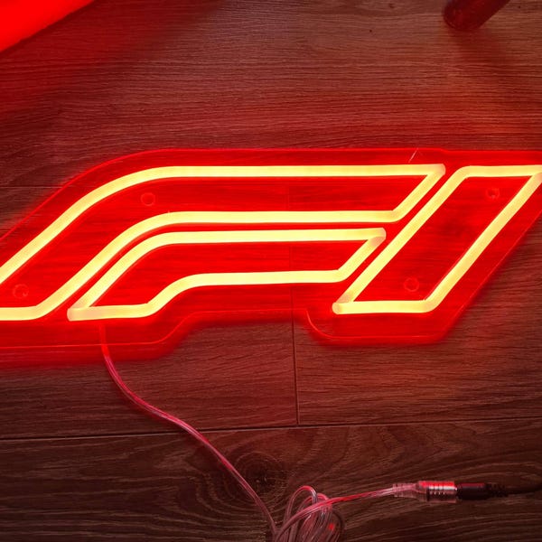 F1 Led Light - Formula 1 Led Light - F1 Neon Sign - Motorsport Led ...
