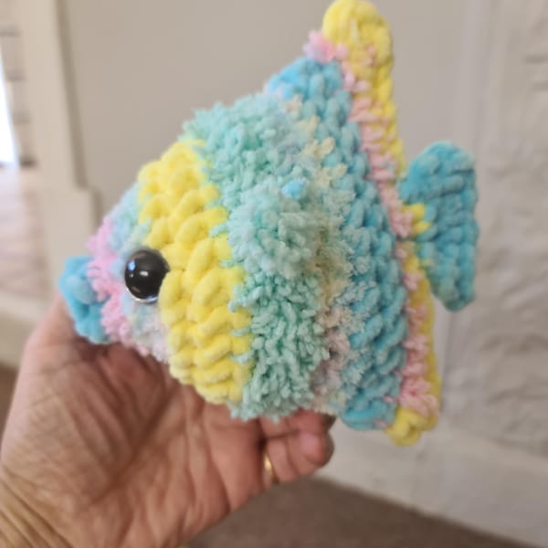 3 in 1 No-sew Crochet Patterns - Pufferfish - Angelfish - Fish ...