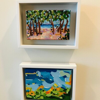 Lily Painting, Lily Decor, Wall Art, Colorful Floral Art Painting ...