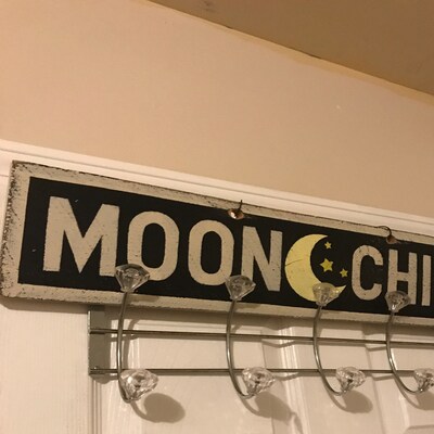 Moon Child Wood Sign Dorm Signs and Decor - Etsy