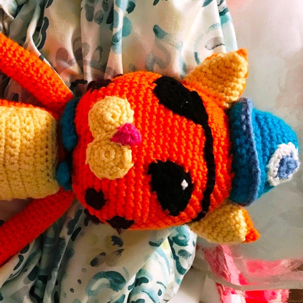 Octonauts Kwazii - Kwazii Pattern, Amigurumi Kwazii, Crochet Kwazii ...