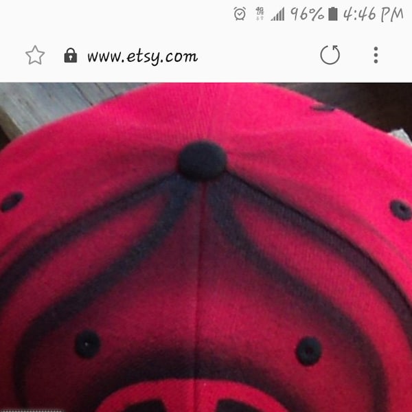 Airbrushed Deadpool Snapback Hat Hand Painted Airbrush - Etsy