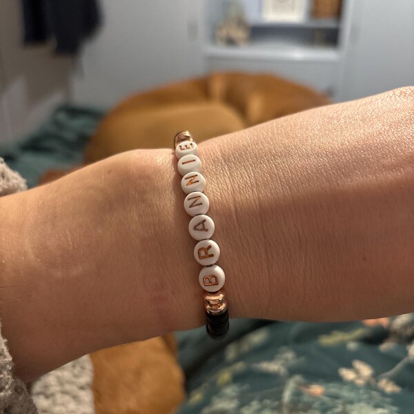 Initial Bracelet, Couple Bracelet, Lover Bracelet Custom Bracelet ...