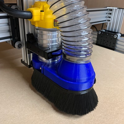 Dust Boot V3 for CNC Dust Collection Pixels to Prototype Customizable ...