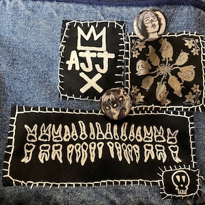 Eat the Rich Crop Top Punk Crust Punk Goth Emo Clothing Handpainted ...