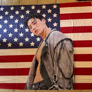 SVT Jun Flag Banner, Seventeen Jun Kpop American Flag Tapestry, Svt Jun ...