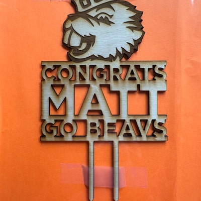 Personalized College Cake Topper, Graduation Gift, University of ...