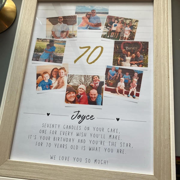 Personalised Teacher Thank You, School Leaver Poster Mentor, Class ...