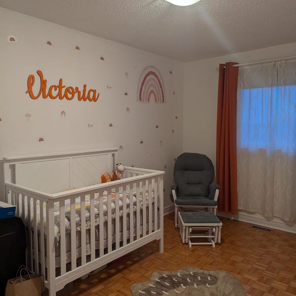 Personalized Wooden Name Sign for Nursery Custom Name Sign Name Wall ...