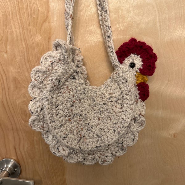 Crochet Chicken Bag Pattern Only U.S Terms - Etsy