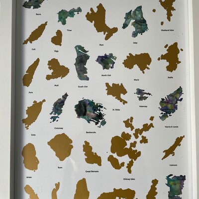 Scottish Castles Scratch off Bucket List Poster Edinburgh - Etsy